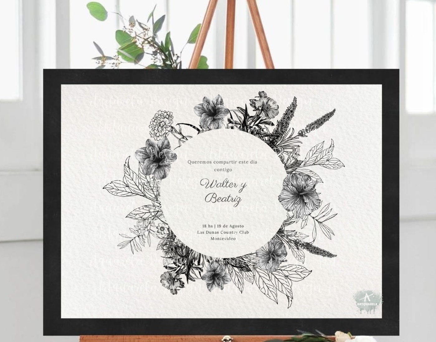 Hand Drawn Botanical Wreath Frame PNG Wreath Frame Clipart - Etsy