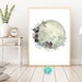 Moon Phases Clipart Watercolor Nature and Greenery Moon Boho ...