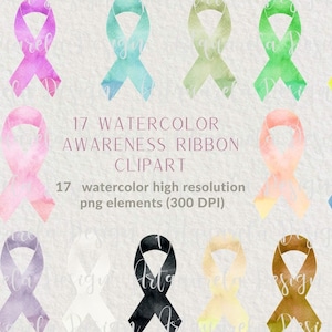 Watercolor Awareness Ribbons Clipart, World Cancer Day Clip Art Png ...