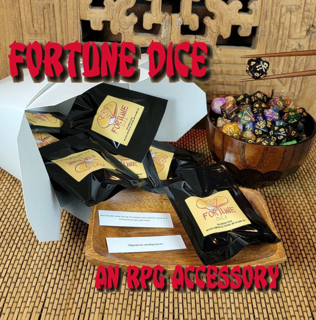 Fortune Dice - A Random Polyhedral Die, a Fantasy Rpg-themed Fortune ...