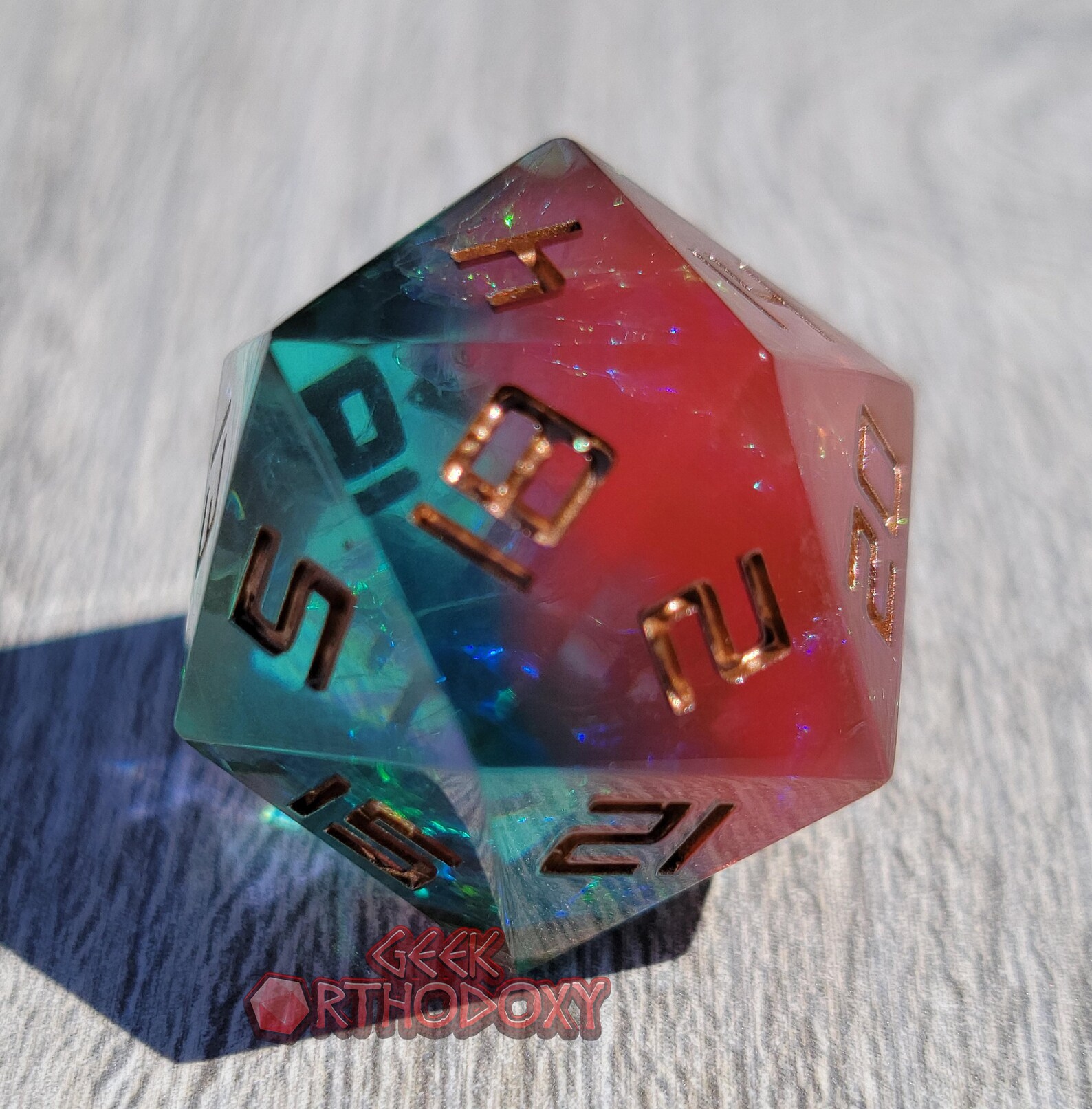 Sharp Edge Dice Full Set With Inclusions Rock Candy - Etsy