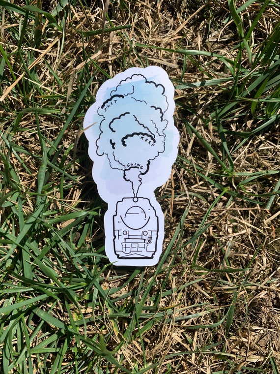 Train Sticker/train Sketch Sticker/train Art Sticker/train - Etsy