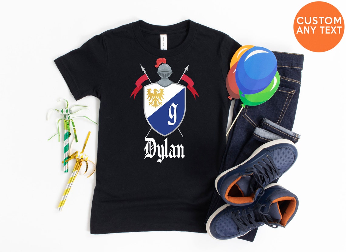 Knight Shirt Knight Party Medieval Birthday Boy Knight Tee | Etsy