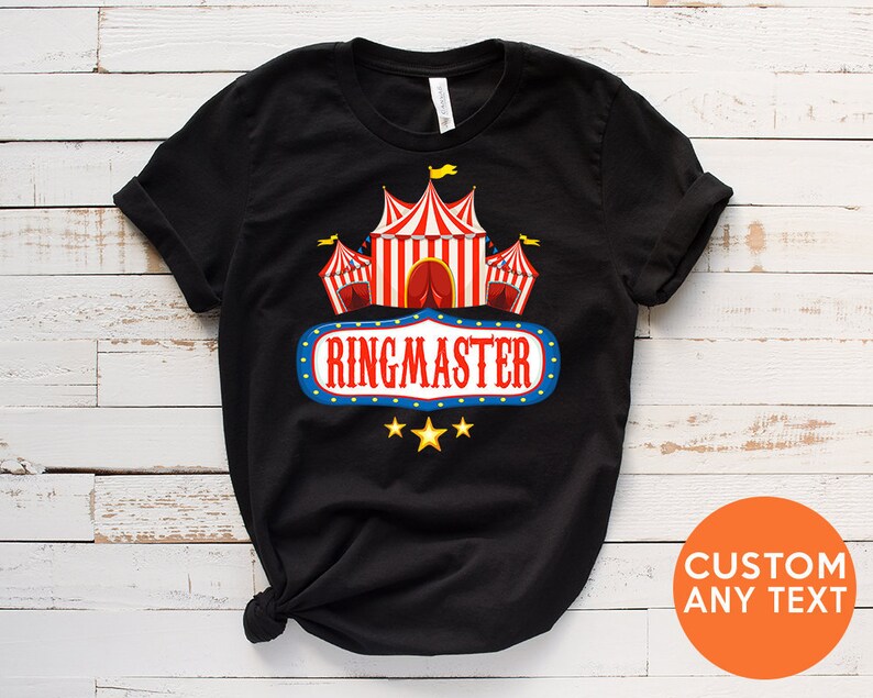 Circus Party Ringmaster Shirt Circus Staff Event Staff | Etsy