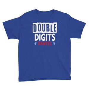 Double Digits, Ten Birthday Boy Shirt, 10 Double Digits, Boys Birthday ...