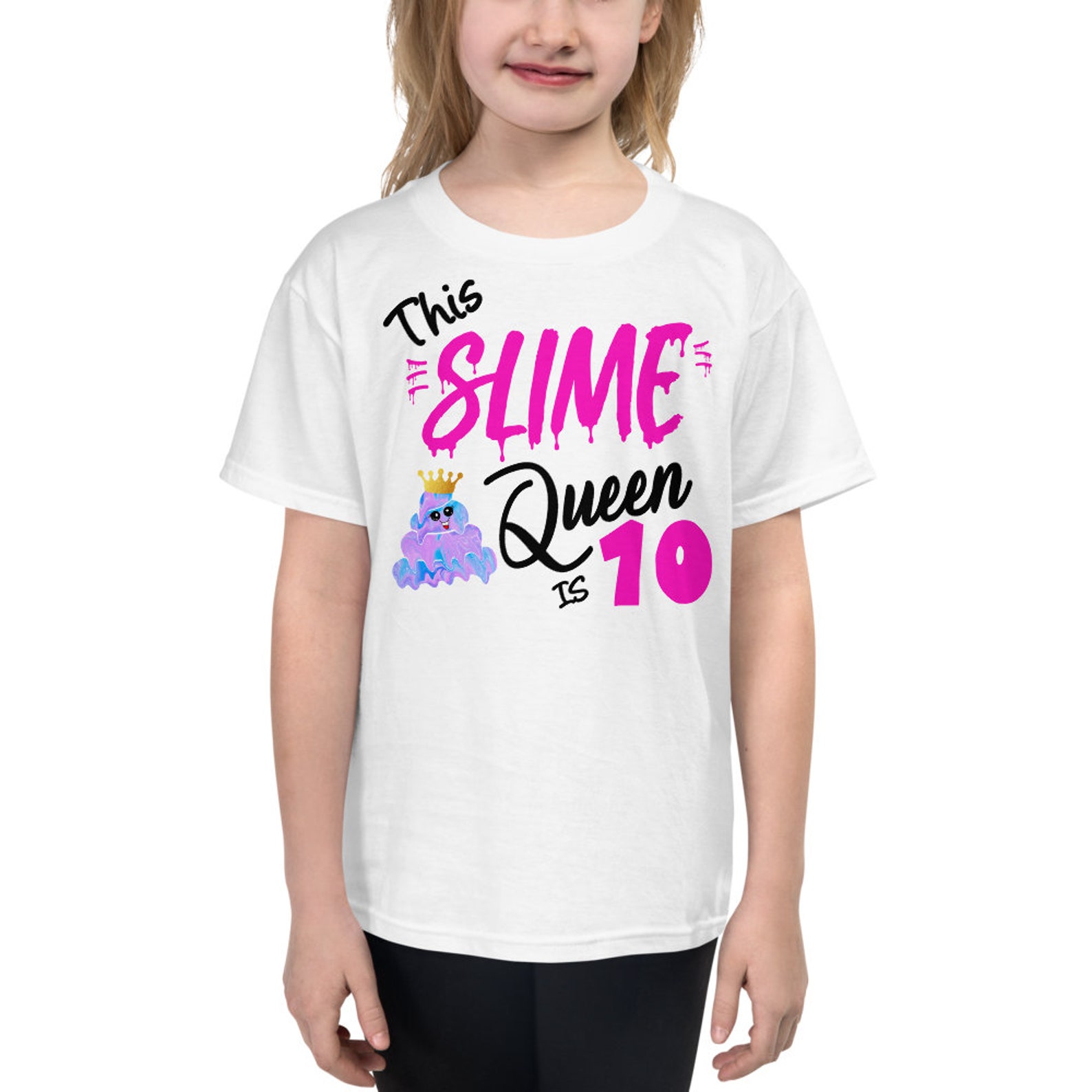 Slime Birthday Party Slime Party Birthday Queen Shirt Slime | Etsy