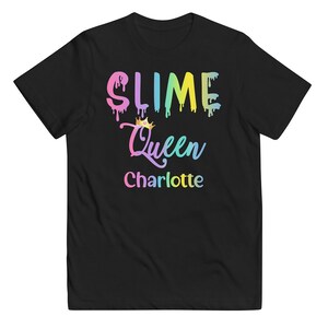 Slime Queen, Slime Shirt, Slime Birthday Shirt, Slime Queen Custom Tee ...