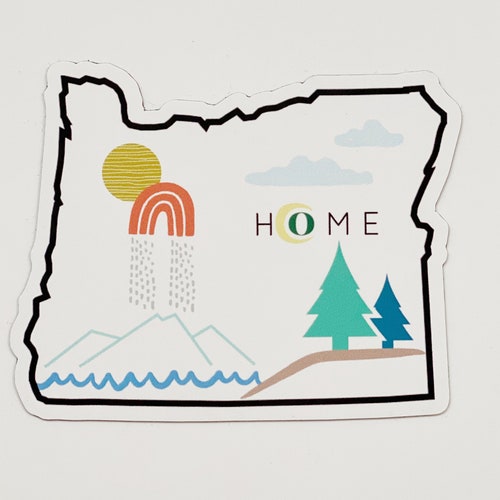 Oregon Vinyl Sticker Vinyl Decal Oregon Decal Outdoor - Etsy