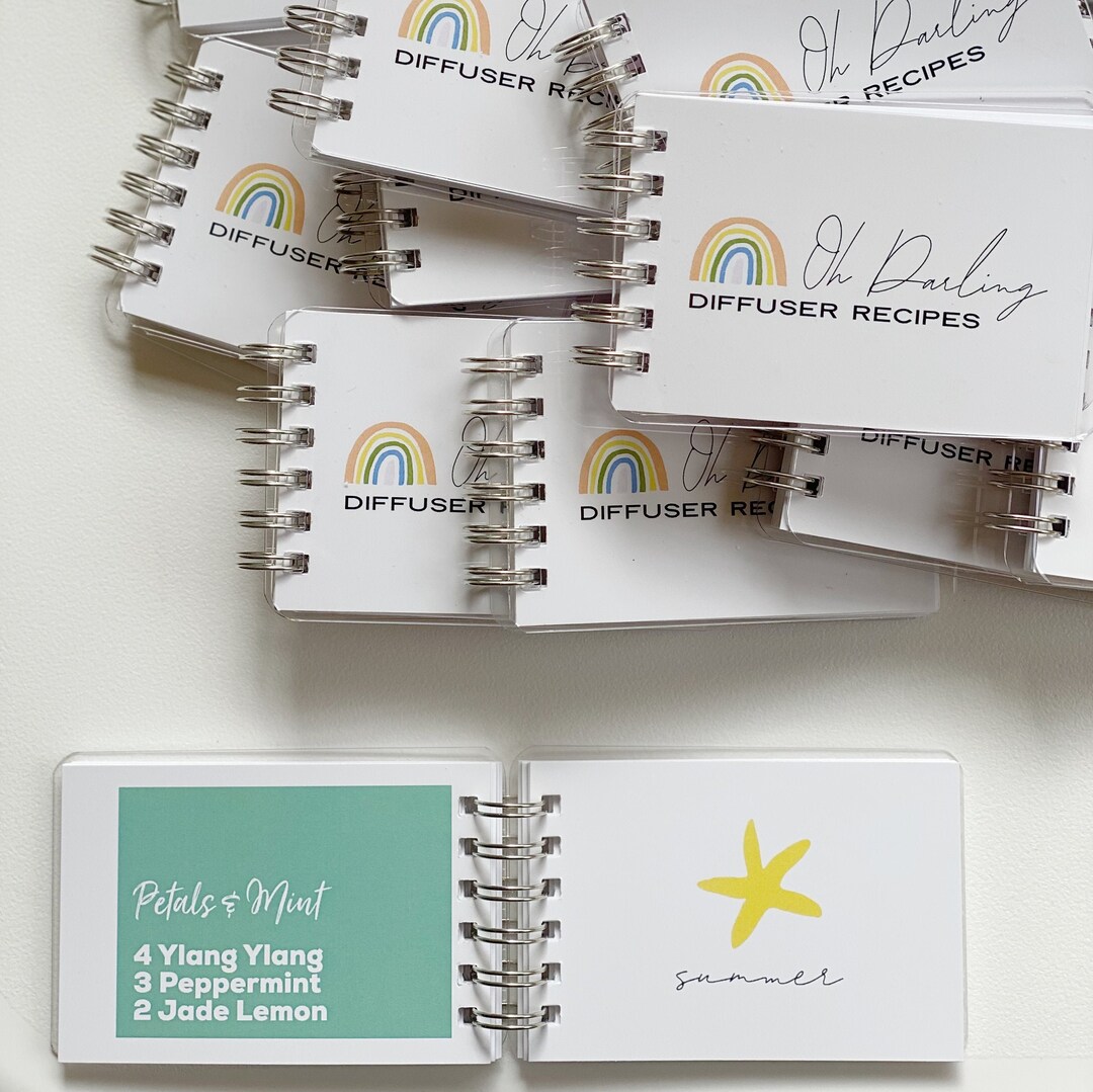 Diffuser Blends Mini Book - Etsy