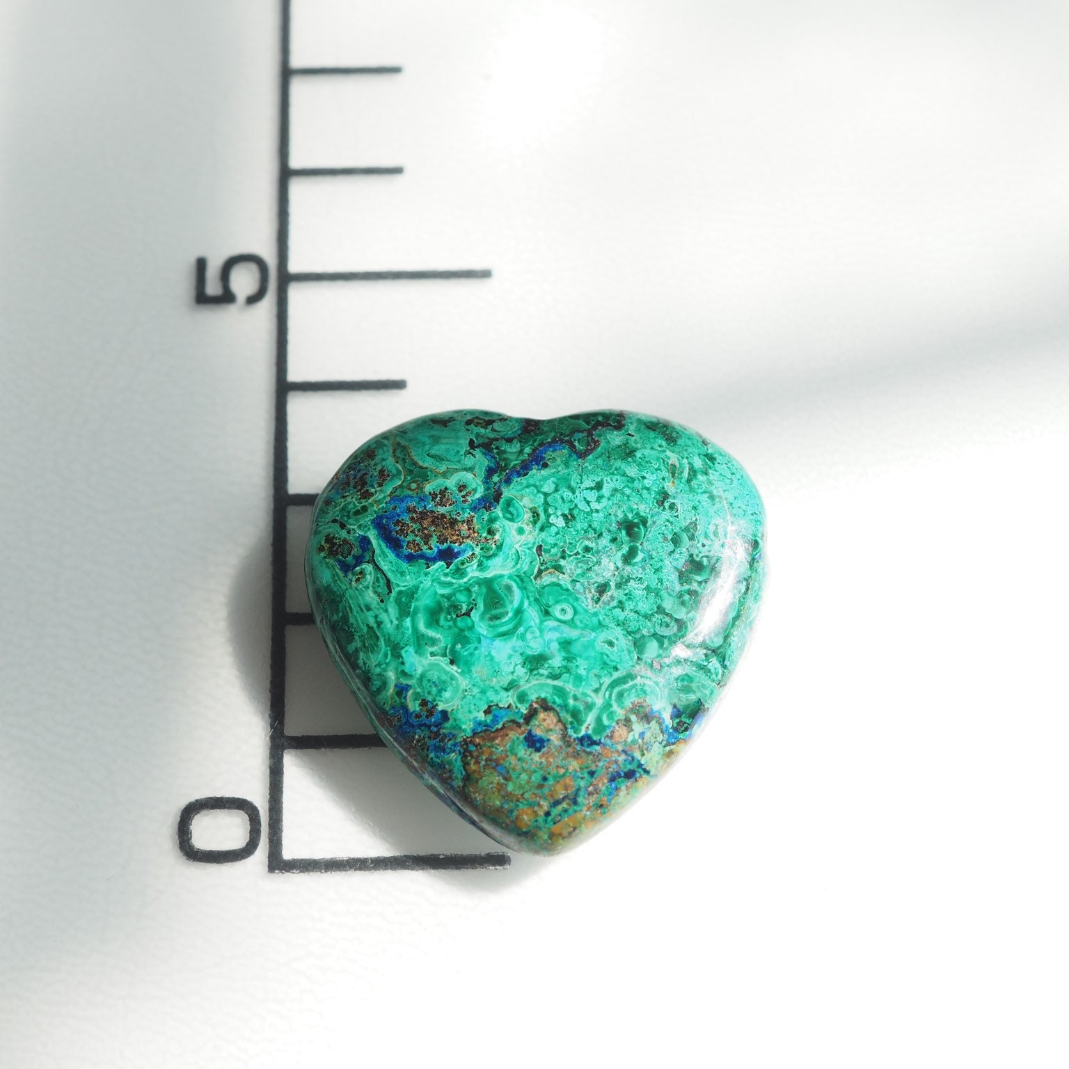 Natural Azurite Malachite Heart Pendant, Azurite Necklace, AMZ006 - Etsy