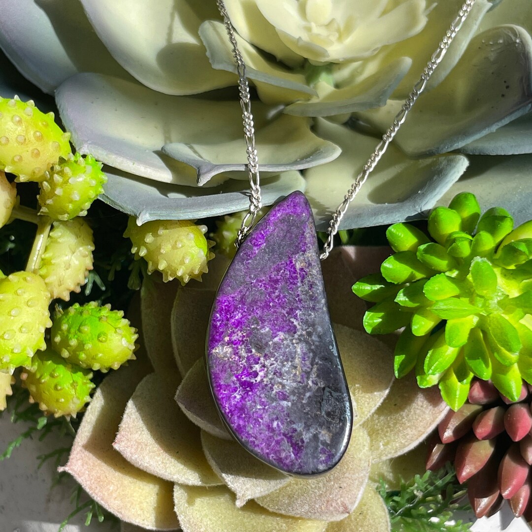 Beautiful AA Grade Natural Sugilite Pendant Elegant Sugilite Necklace ...