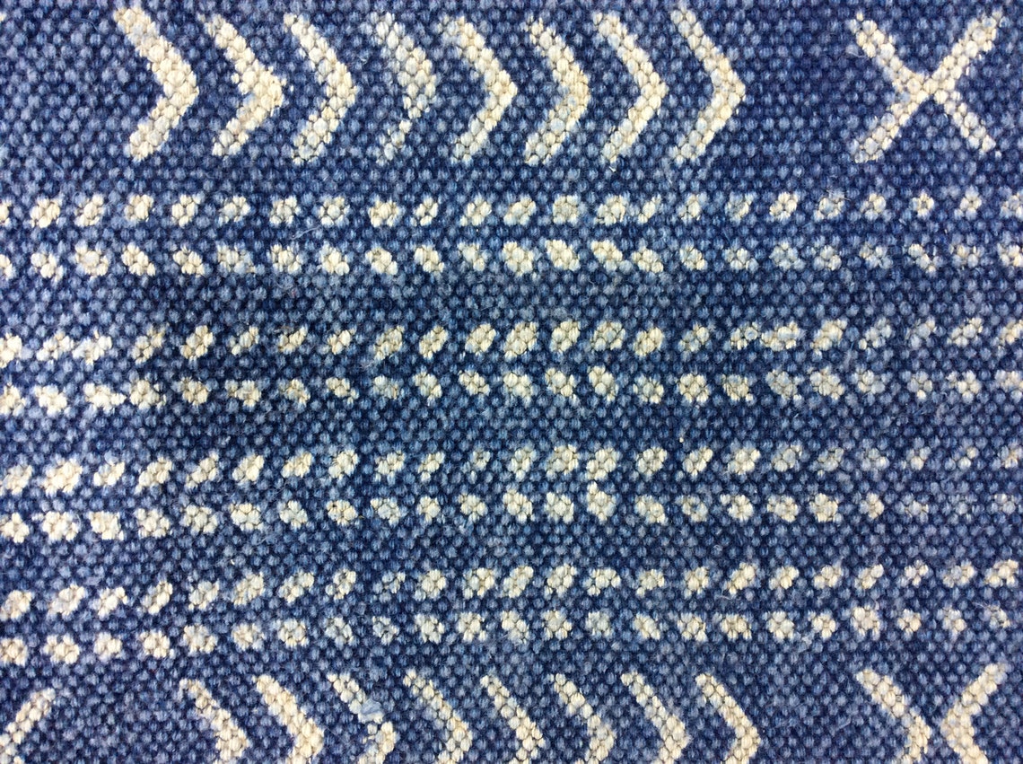 5x8 Ft Indigo Blue Cotton Rug Handwoven Flat Weave Dhurrie | Etsy