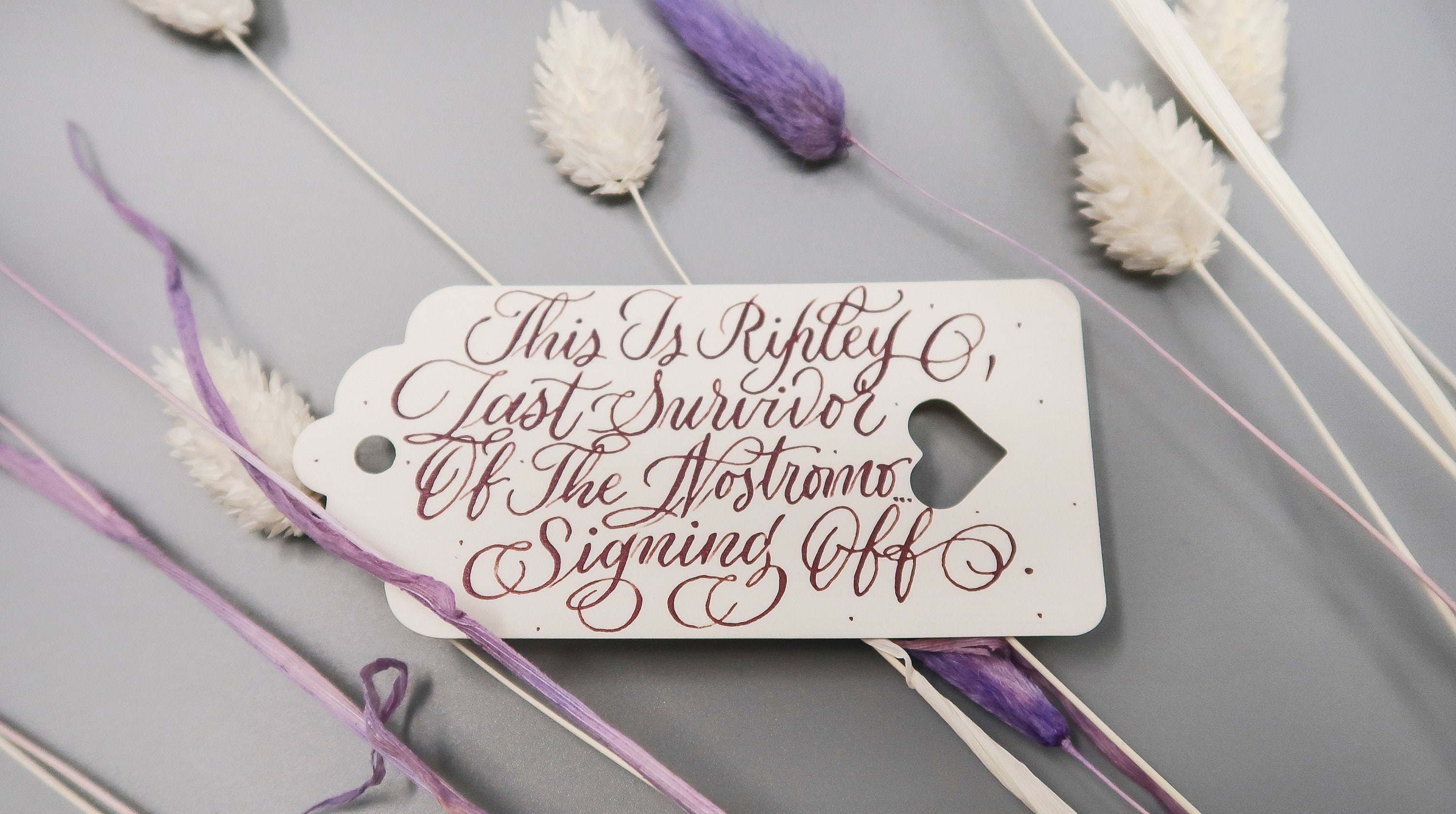 Personalised Calligraphy Gift Tags Custom Gift Tags - Etsy UK