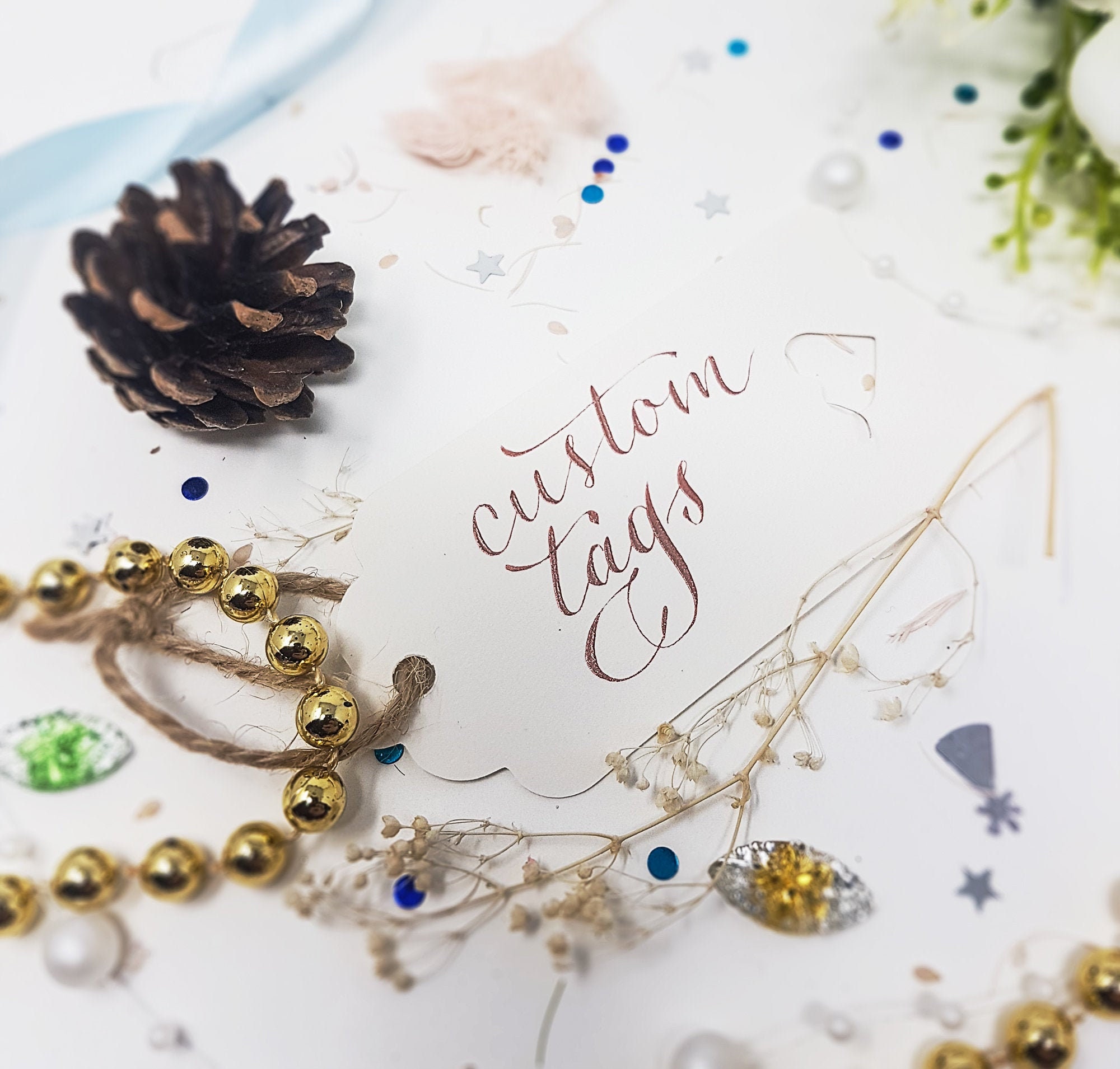 Personalised Calligraphy Gift Tags Custom Gift Tags | Etsy