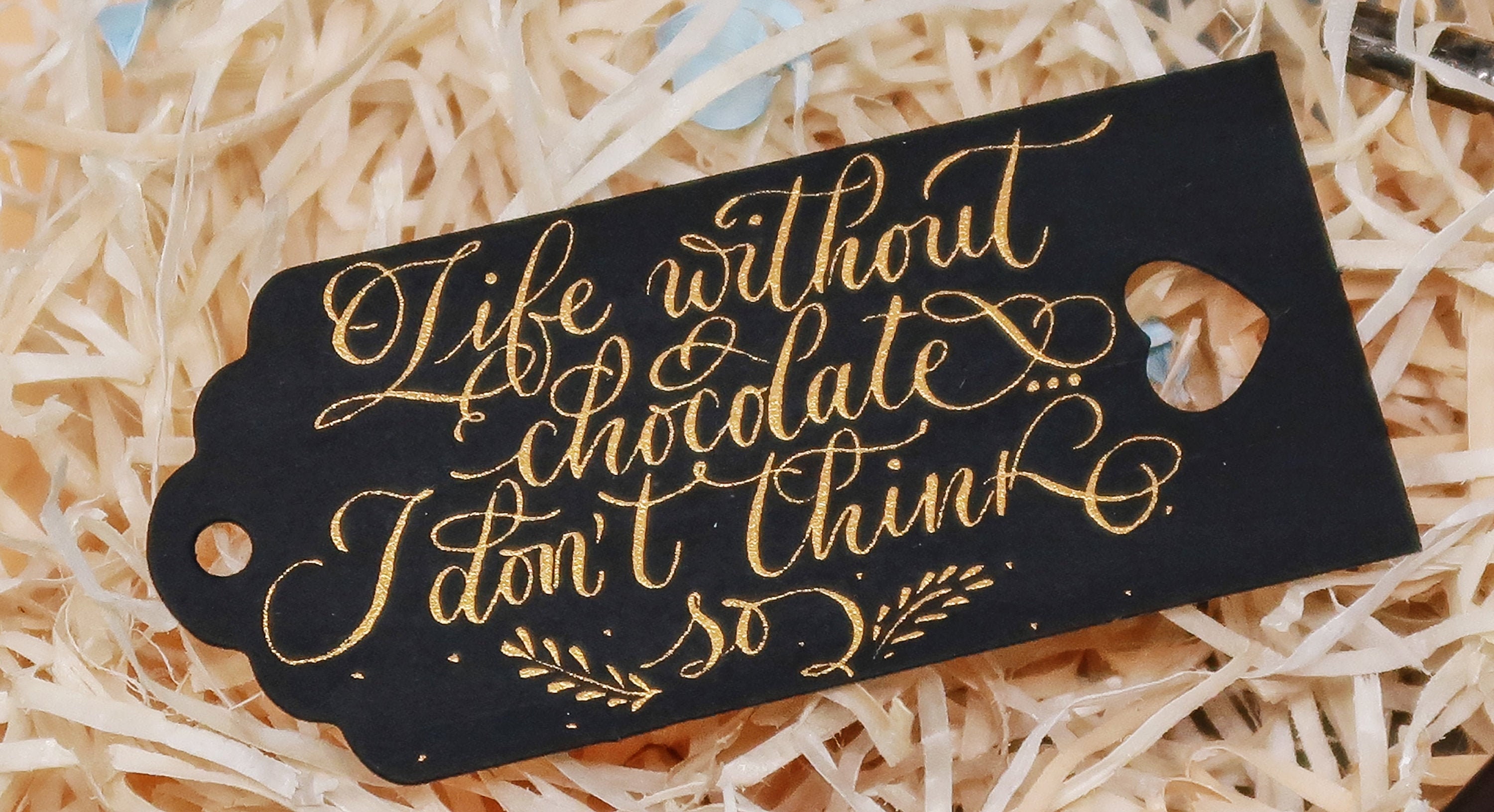 Calligraphy Custom Black Tags Personalised Name Tags Custom - Etsy UK