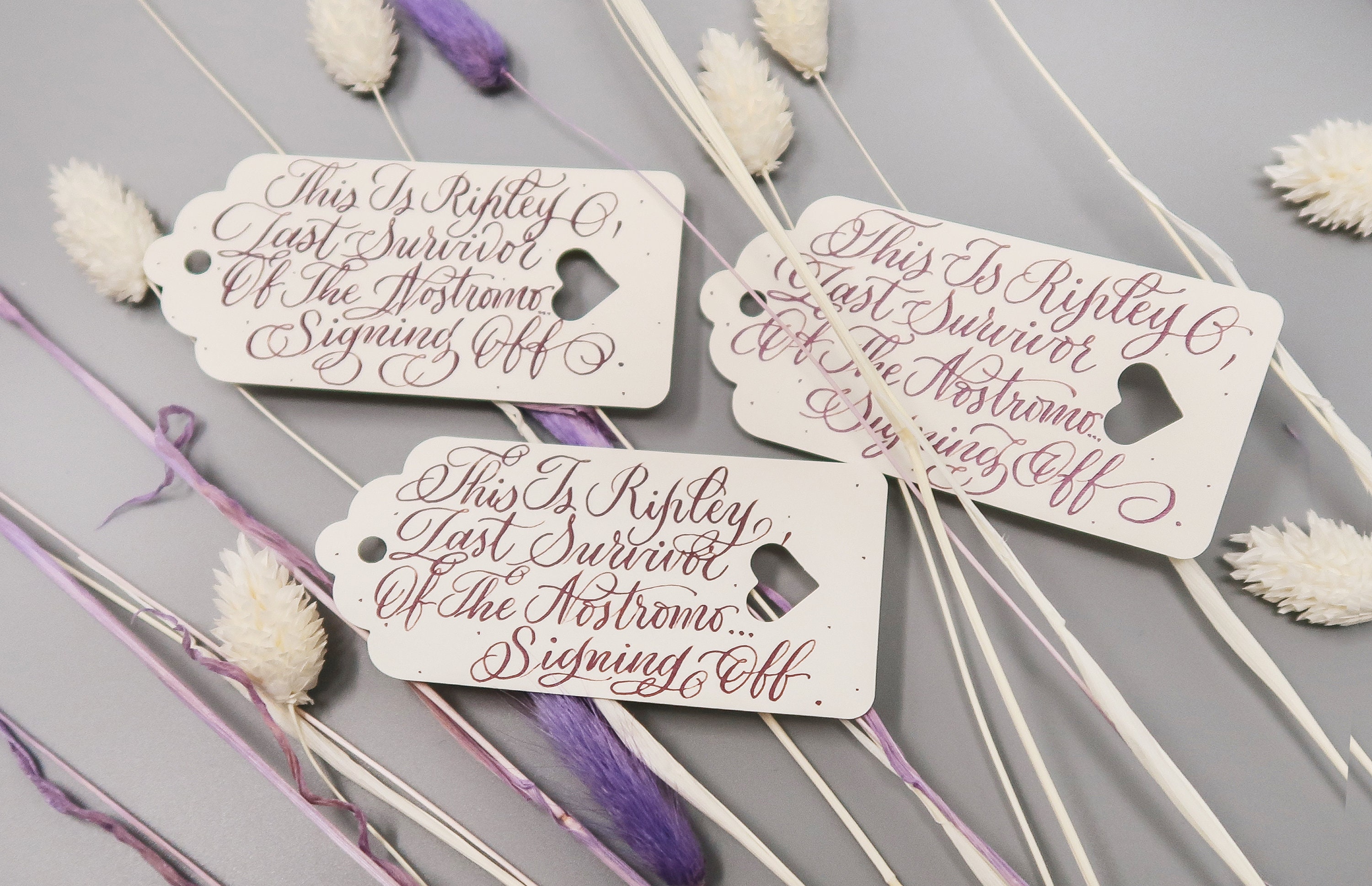 Personalised Calligraphy Gift Tags Custom Gift Tags - Etsy UK