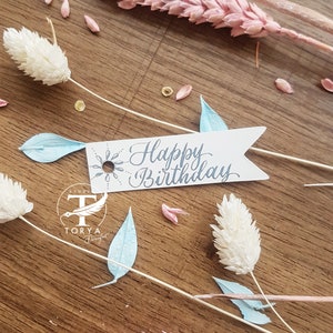 Custom Mini Gift Tags Personalised Calligraphy Flag Gifts Tags Wedding ...