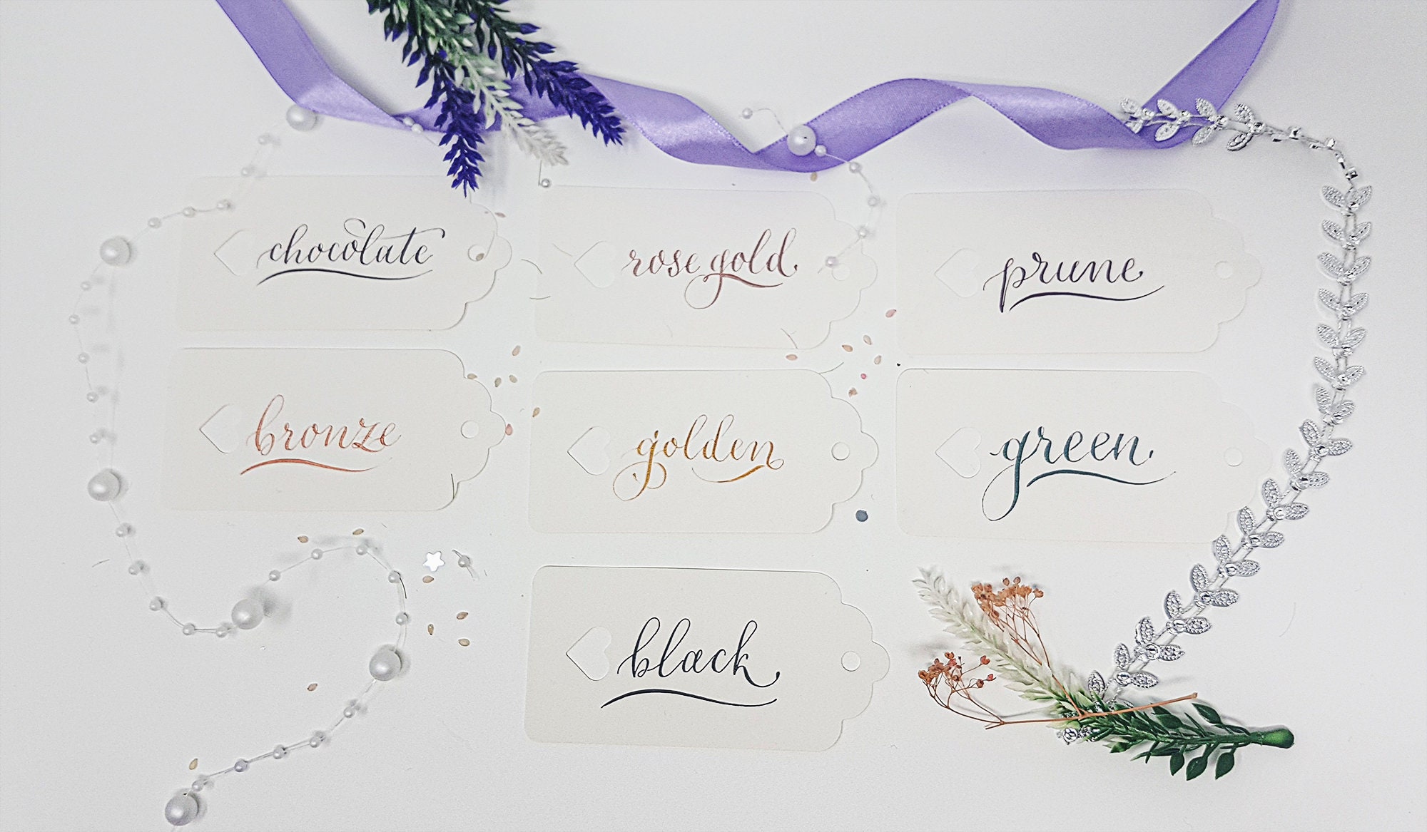 Personalised Calligraphy Gift Tags Custom Gift Tags | Etsy