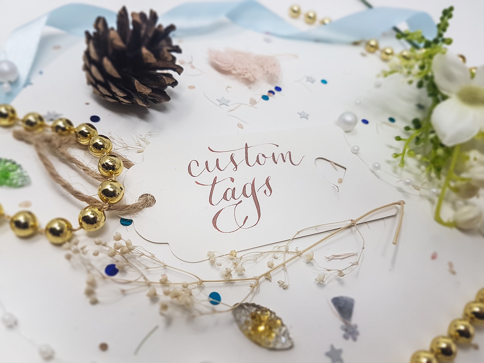 Personalised Calligraphy Gift Tags Custom Gift Tags | Etsy