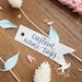 Custom Mini Gift Tags Personalised Calligraphy Flag Gifts Tags Wedding ...