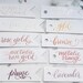 Custom Mini Gift Tags Personalised Calligraphy Flag Gifts Tags Wedding ...