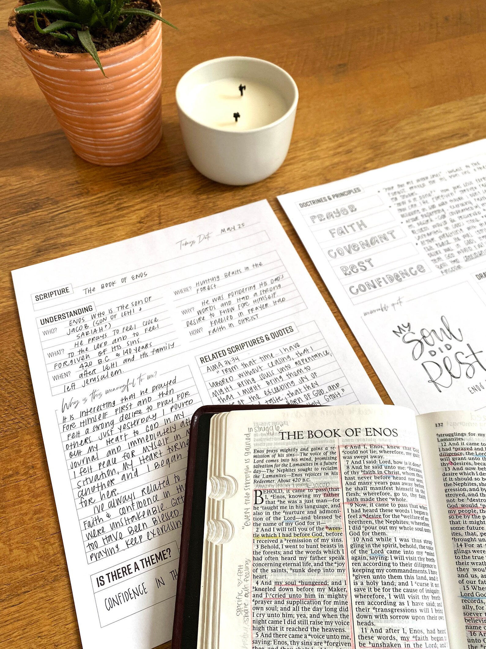 Scripture Journal Pages | Seminary | Latter-day Saint | Come Follow Me ...