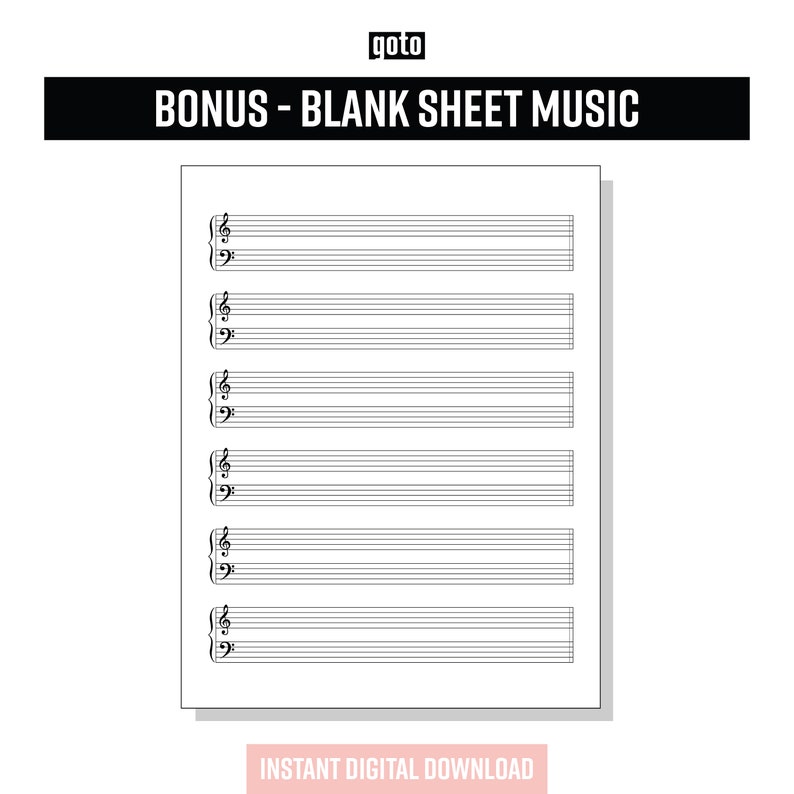 Piano Practice Chart and Music Assignment Sheet. Scales Tracker Sheets ...