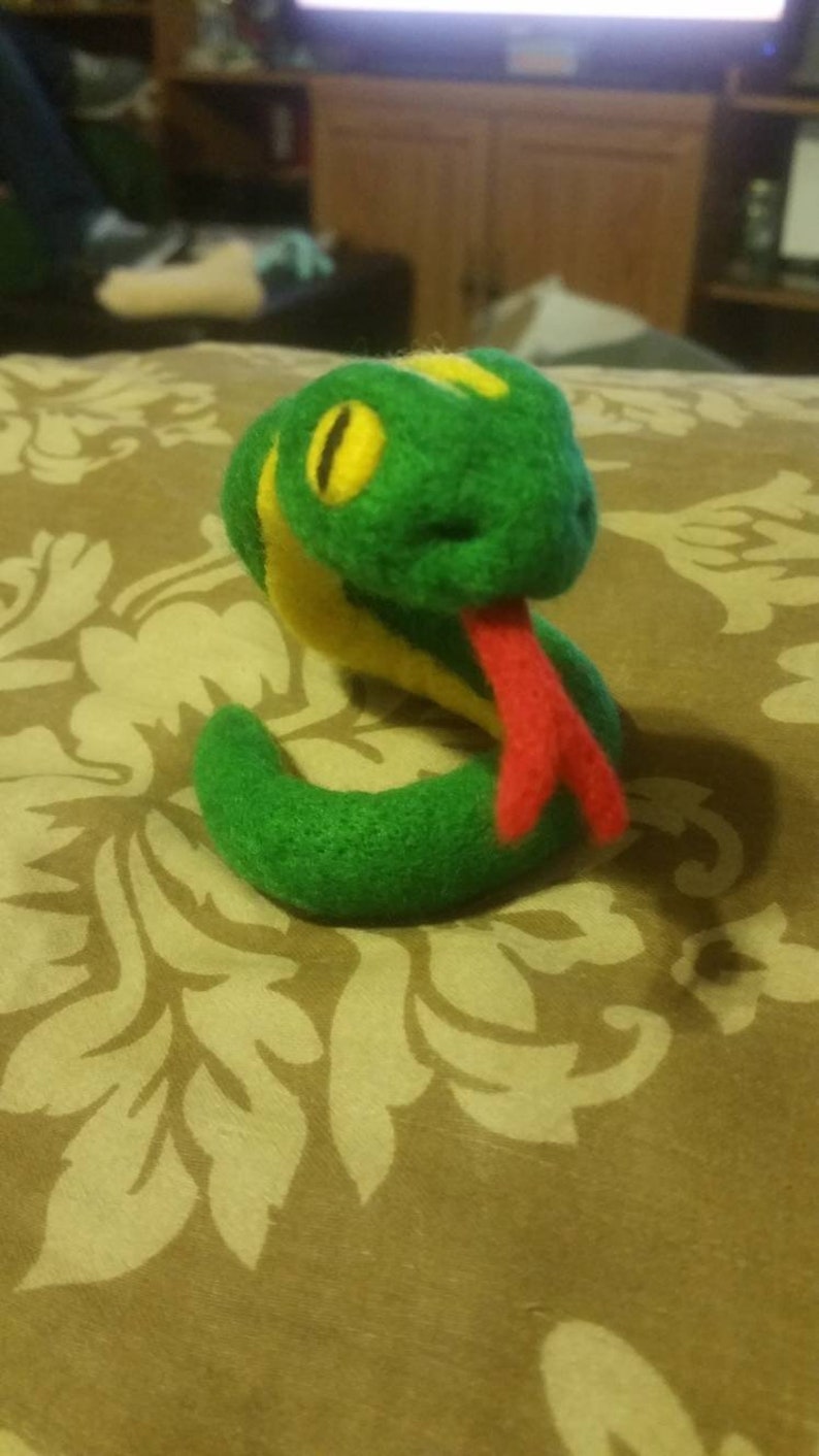 Posable Needle Felted Snake - Etsy