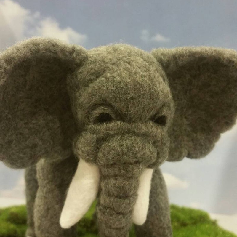 Felt Elephant - Etsy
