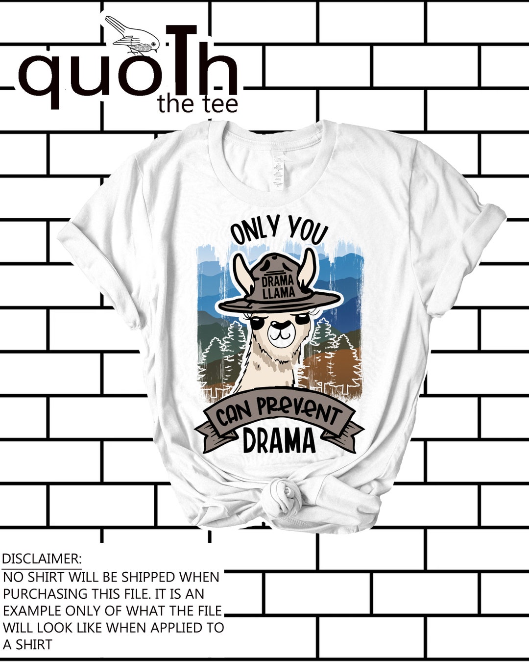 Only You Can Prevent Drama, Llama, Funny, Humorous, Drama Queen, Drama ...