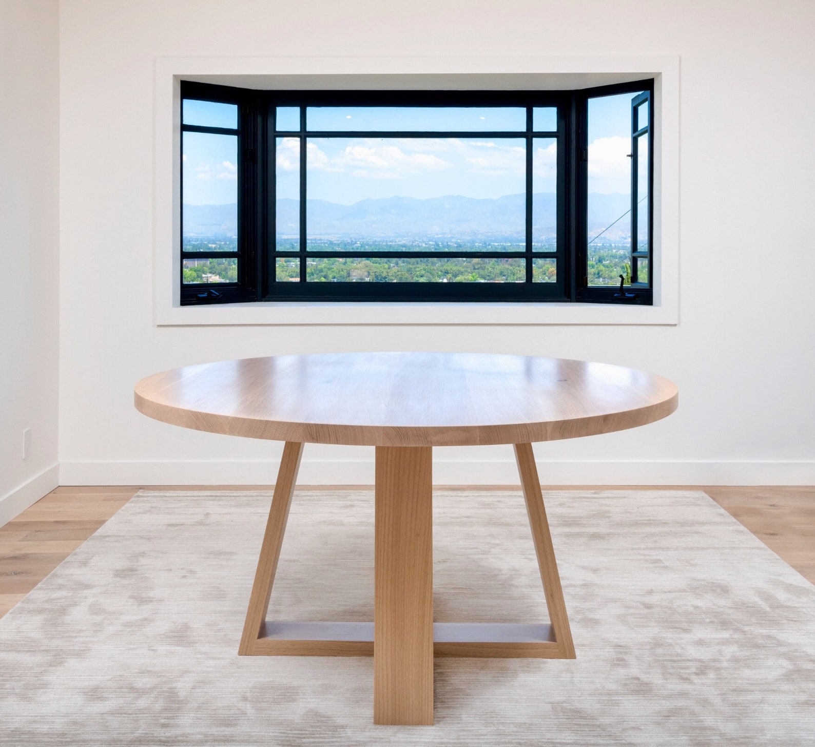 PUNTA PERFECTA White Oak Round Dining Table - Etsy
