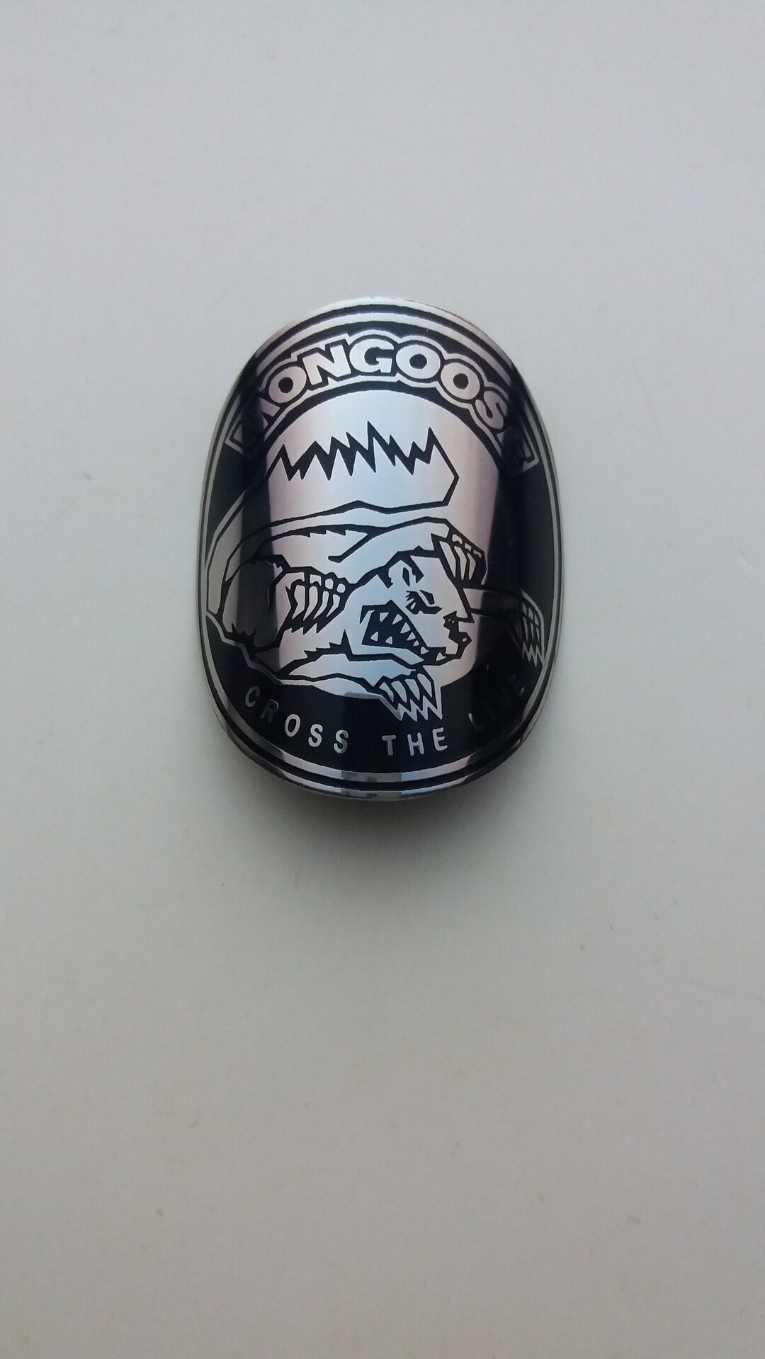 MONGOOSE Cross the Line Head Tube Emblem Badge Bicycle Free Shipping - Etsy