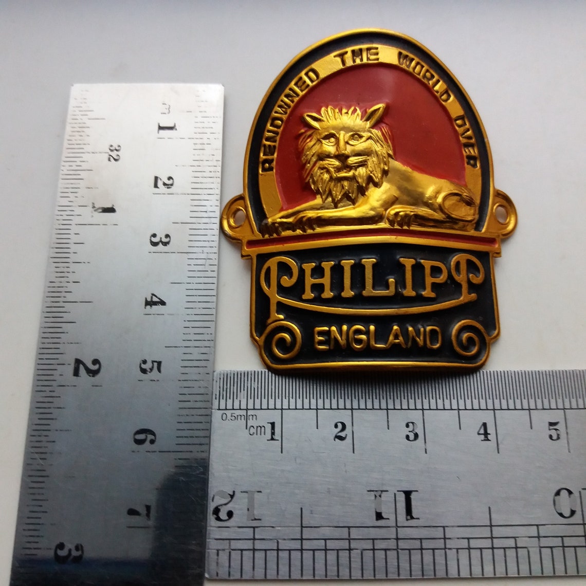 Philipp Head Badge Emblem Vintage Bicycle Logo NOS - Etsy