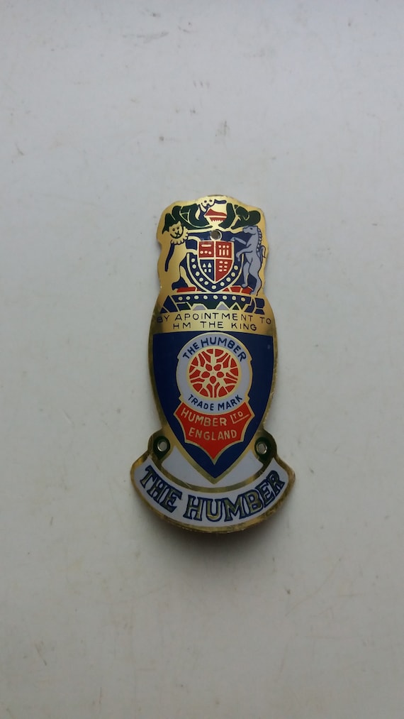 The Humber Aluminum Color Head Badge Emblem for Humber Vintage | Etsy