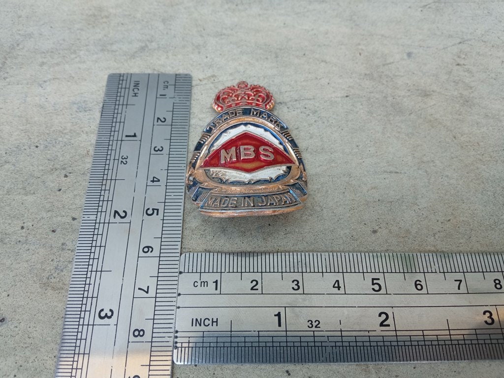 Collectible Plates Art & Collectibles Original Used MBS Aluminum Emblem ...