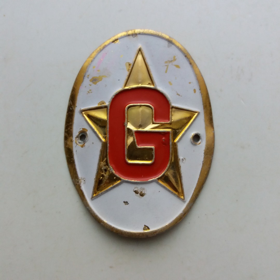 Original Used G Star Emblem Head Badge for Vintage Bicycles - Etsy