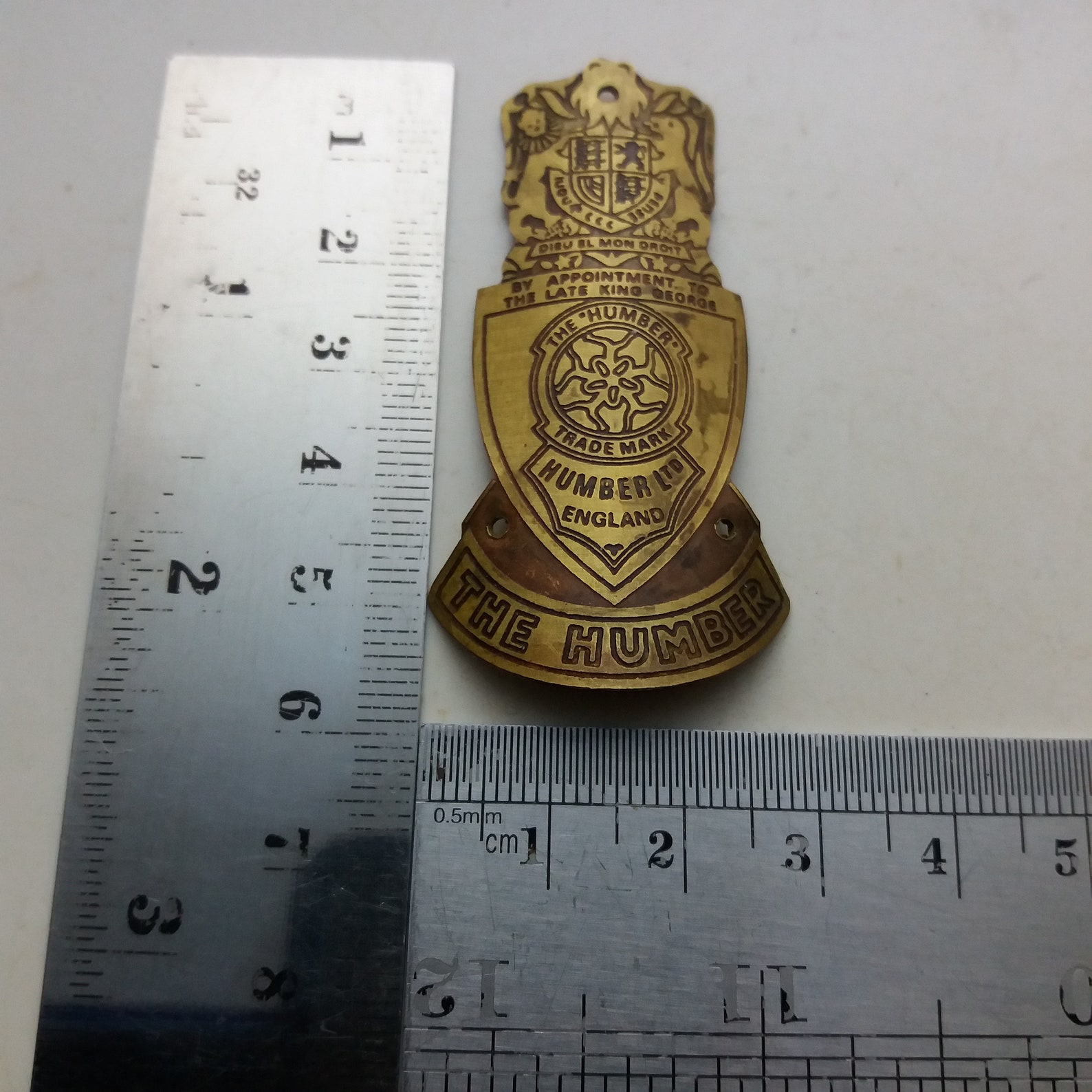 The HUMBER Brass New Head Badge Emblem for Vintage Bicycle - Etsy