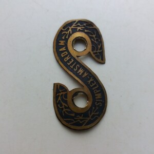 SIMPLEX Brass Emblem Head Badge Rear and Front Emblem for Simplex ...