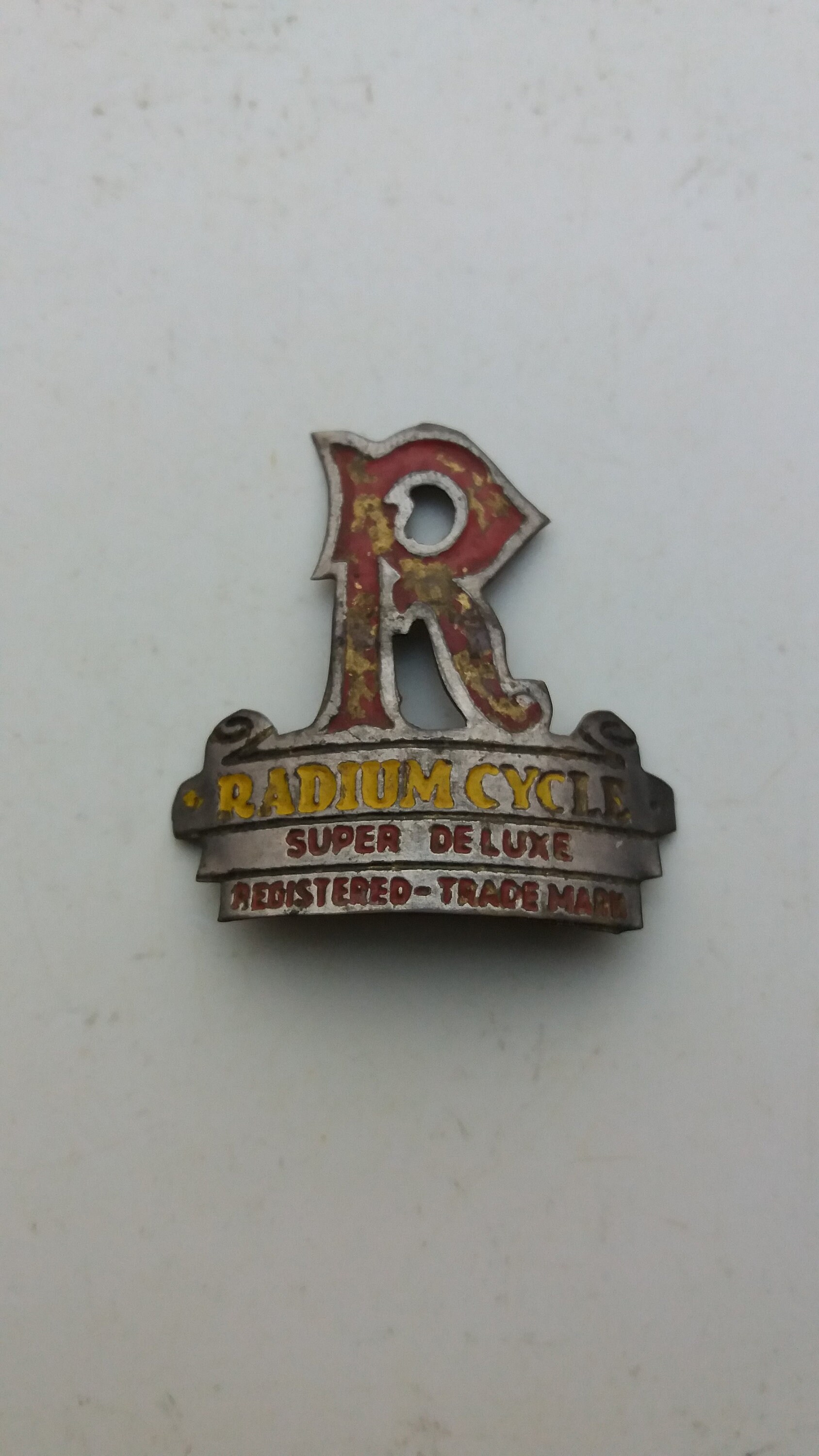 RADIUM CYCLE Emblem Head Badge for Radium Vintage Bicycle NOS - Etsy