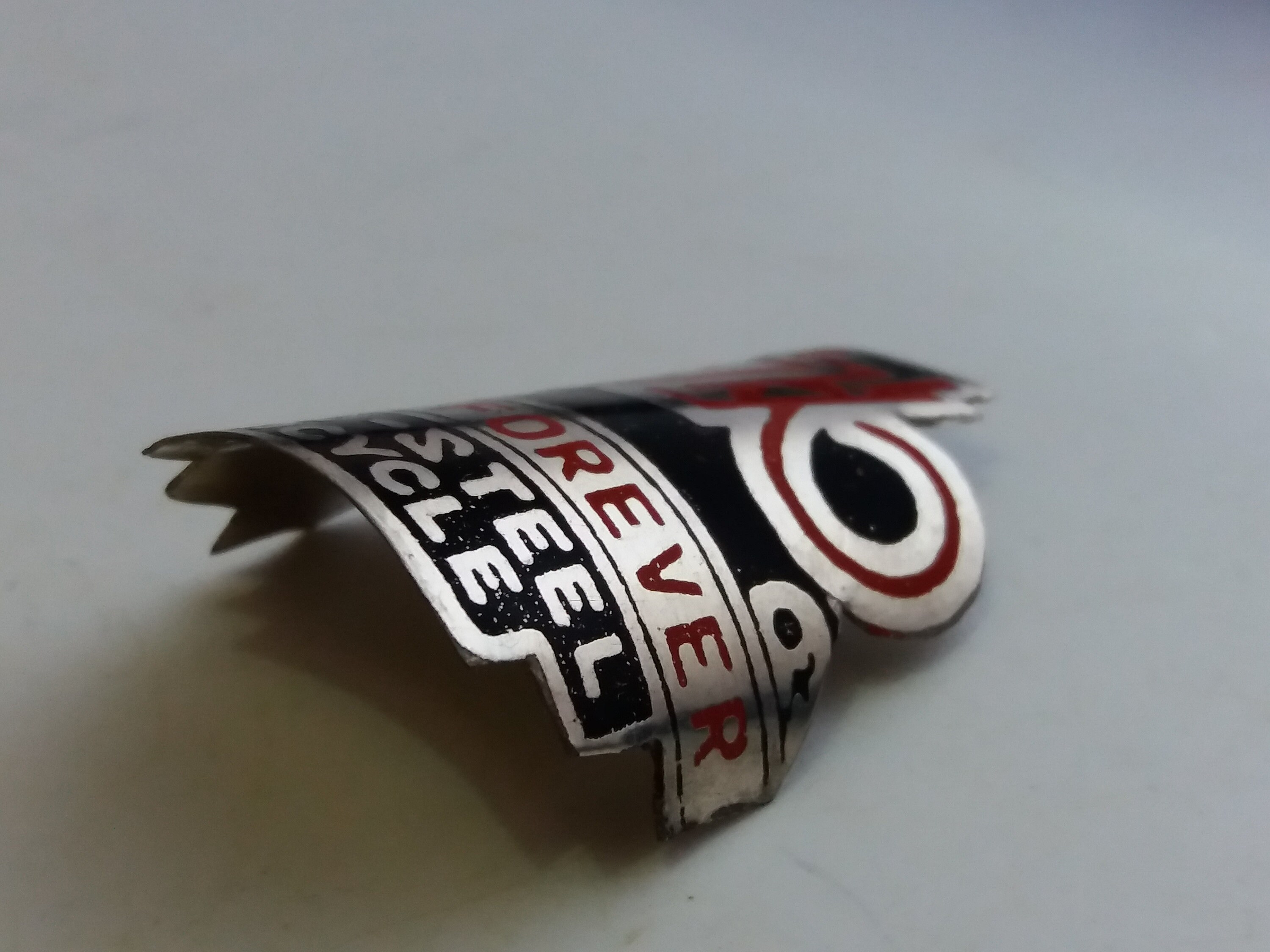 THE FOREVER Red Emblem Head Badge for Forever Vintage Bicycle NOS - Etsy