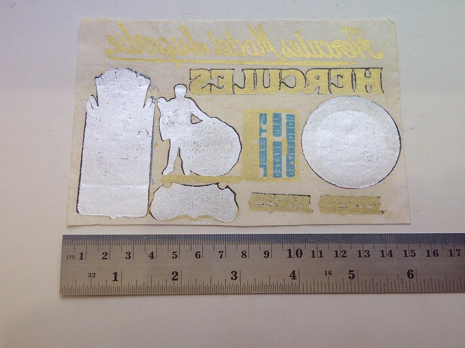 1 Sheet HERCULES Decal Transfer Sticker for Hercules Vintage - Etsy