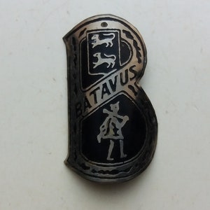 Batavus Black Color Emblem Head Badge for Vintage Bicycle NOS - Etsy