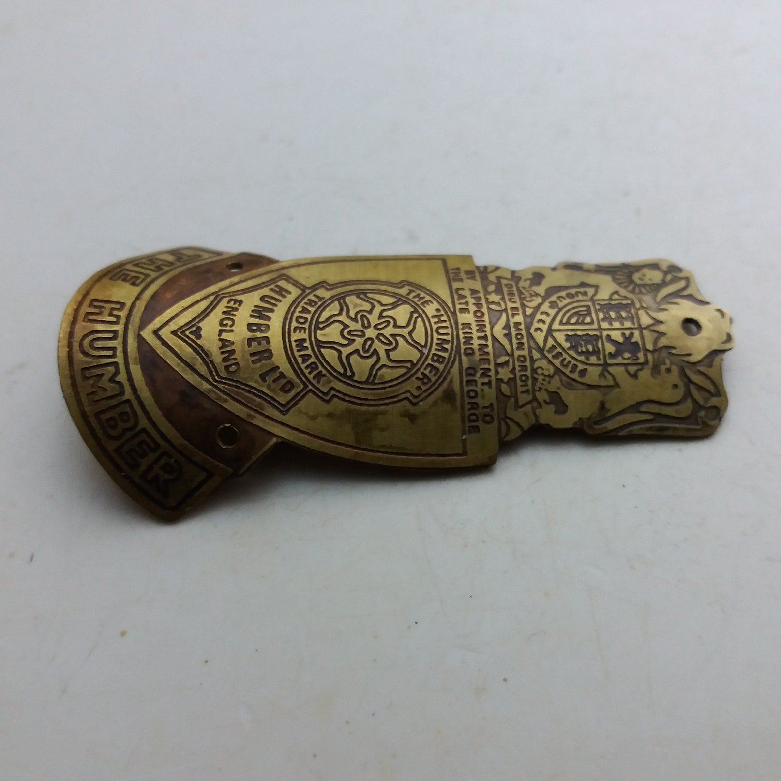 The HUMBER Brass New Head Badge Emblem for Vintage Bicycle - Etsy