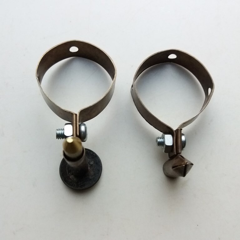 Copper Pump Clips Frame for Vintage Bicycle Raleigh BSA Robinhood Rudge ...