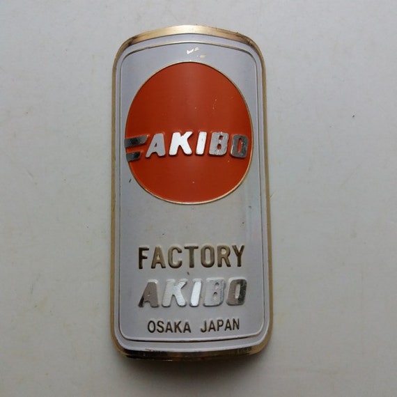 Akibo Factory Japan Emblem Head Badge for Vintage Bicycle NOS - Etsy