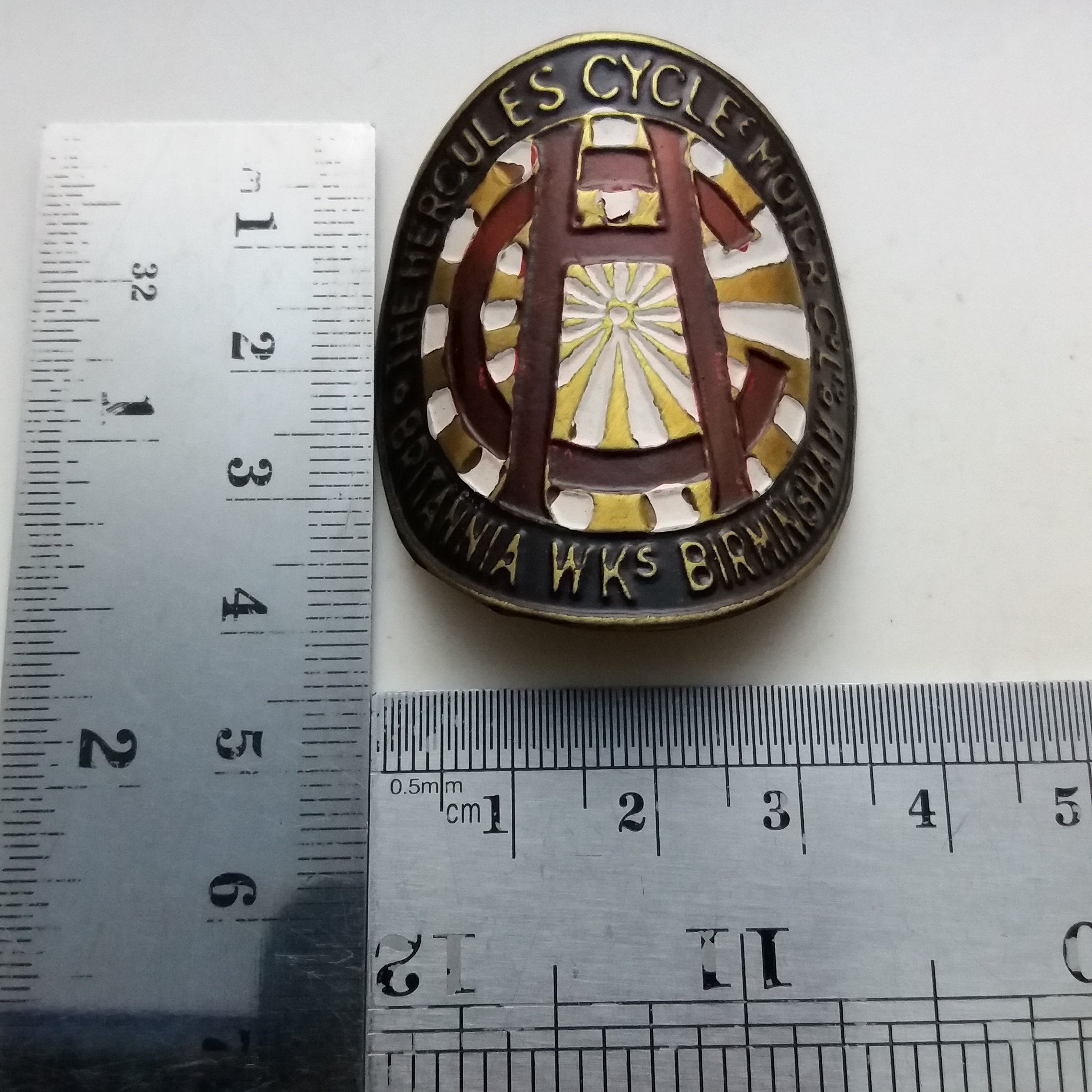 Color HERCULES Head Badge Emblem for Hercules Vintage Bicycle - Etsy