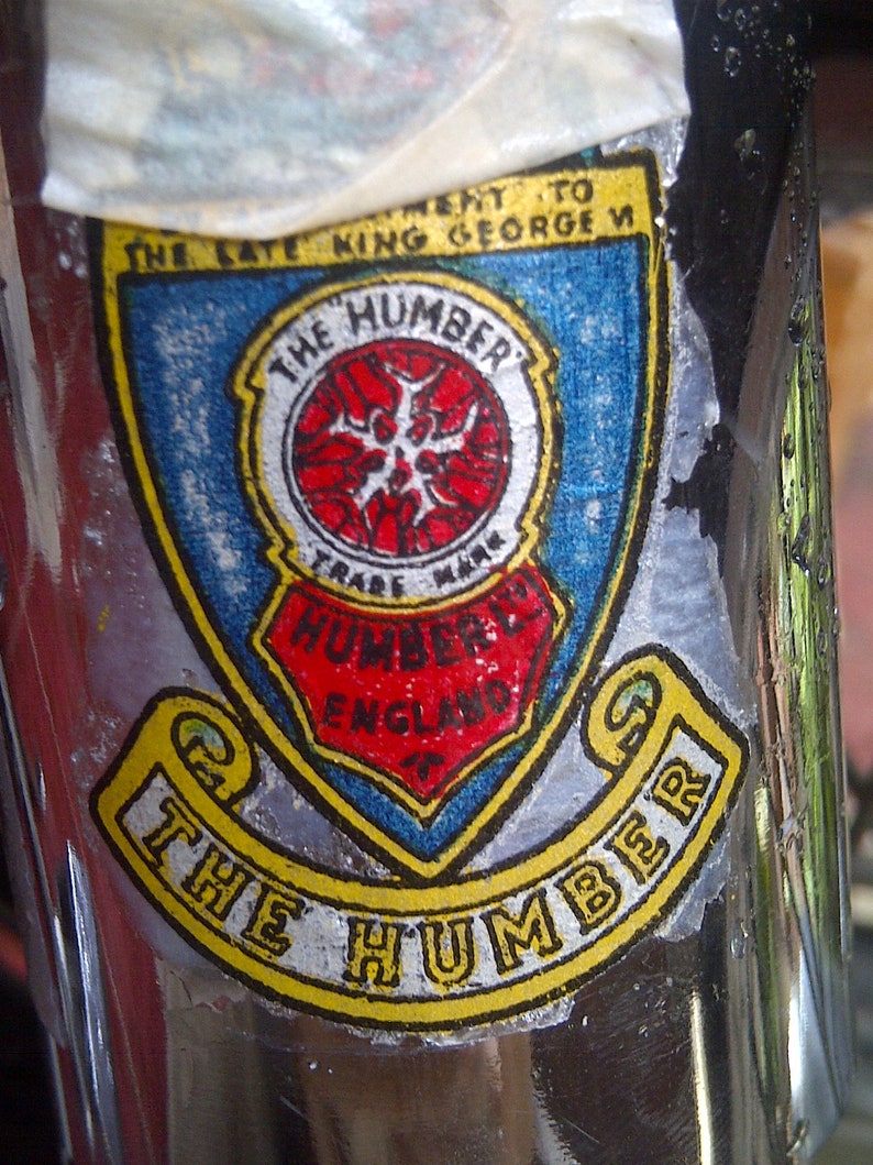 1 Sheet HUMBER CYCLE Transfer Decal Sticker for Vintage Bike | Etsy