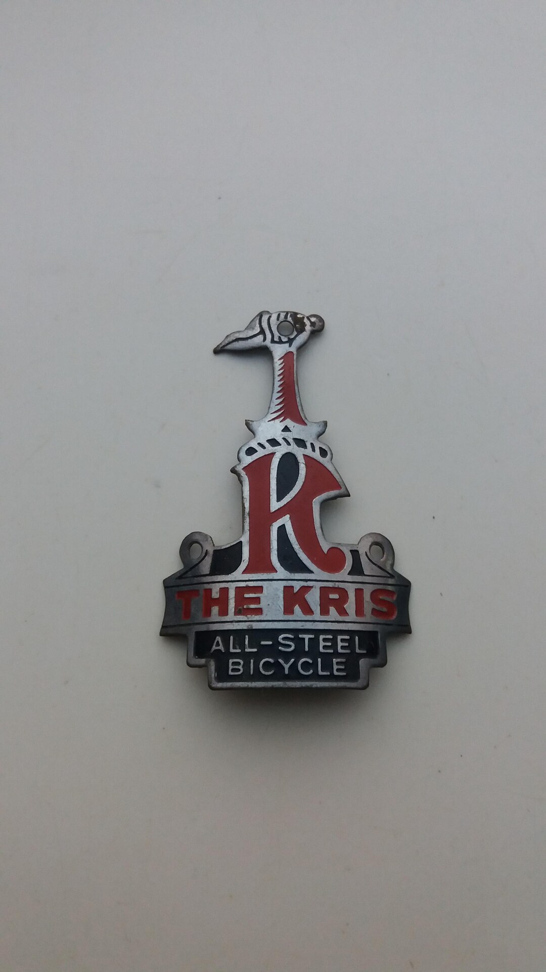 NOS THE KRIS Head Badge Emblem for Vintage Bicycle - Etsy