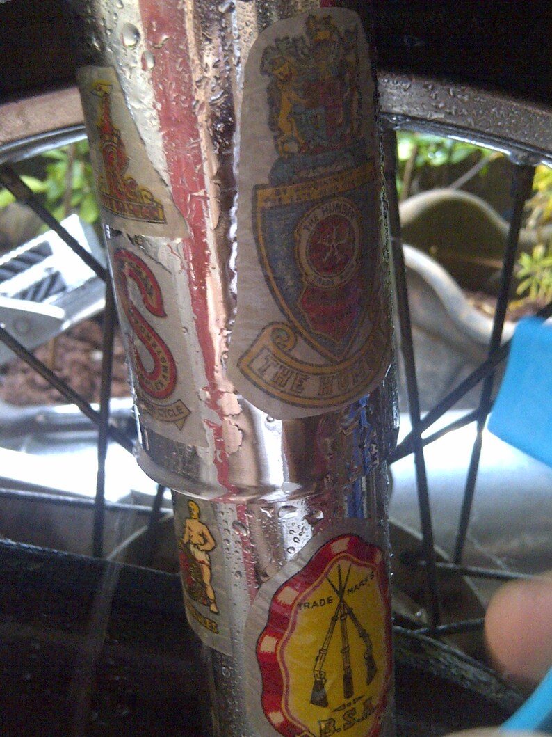 1 Sheet HUMBER CYCLE Transfer Decal Sticker for Vintage Bike | Etsy