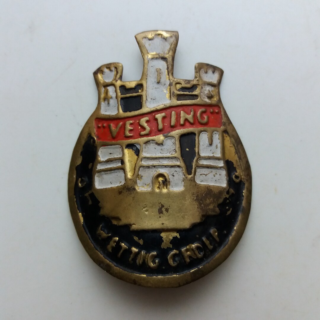 VESTING Head Badge Emblem for Vintage Bicycle NOS - Etsy